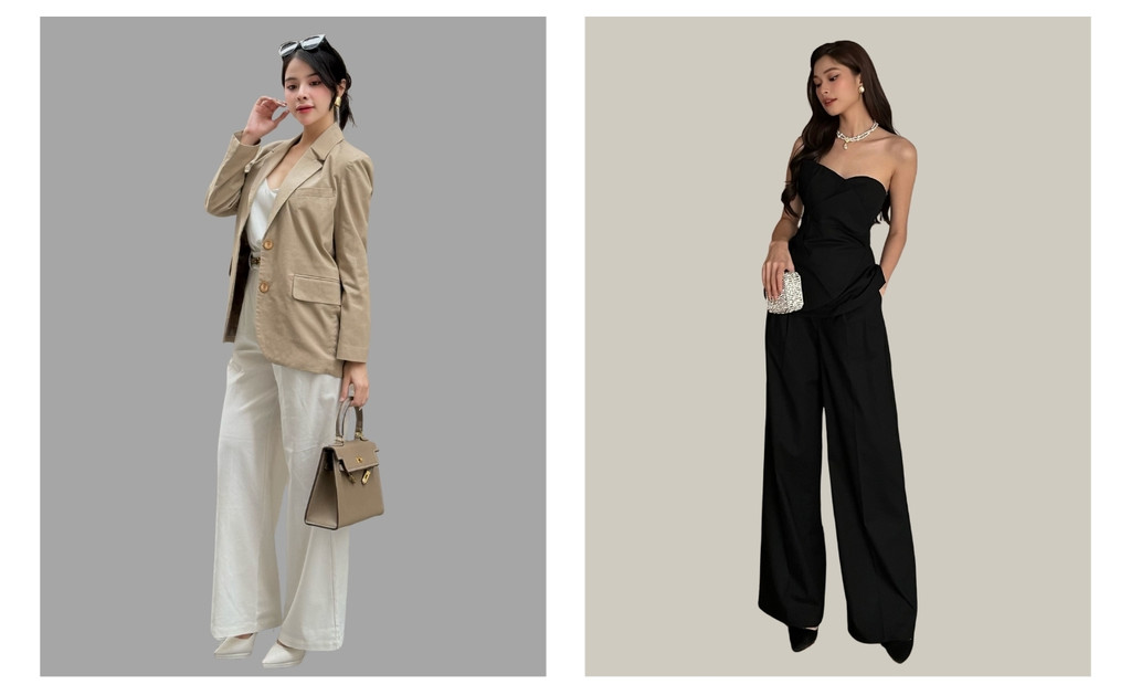 BBSTORE’S Quần Suông Công Sở Xếp Ly Ống Rộng Lưng Cao Hiện Đại - Q2119 | Shopee Việt Nam