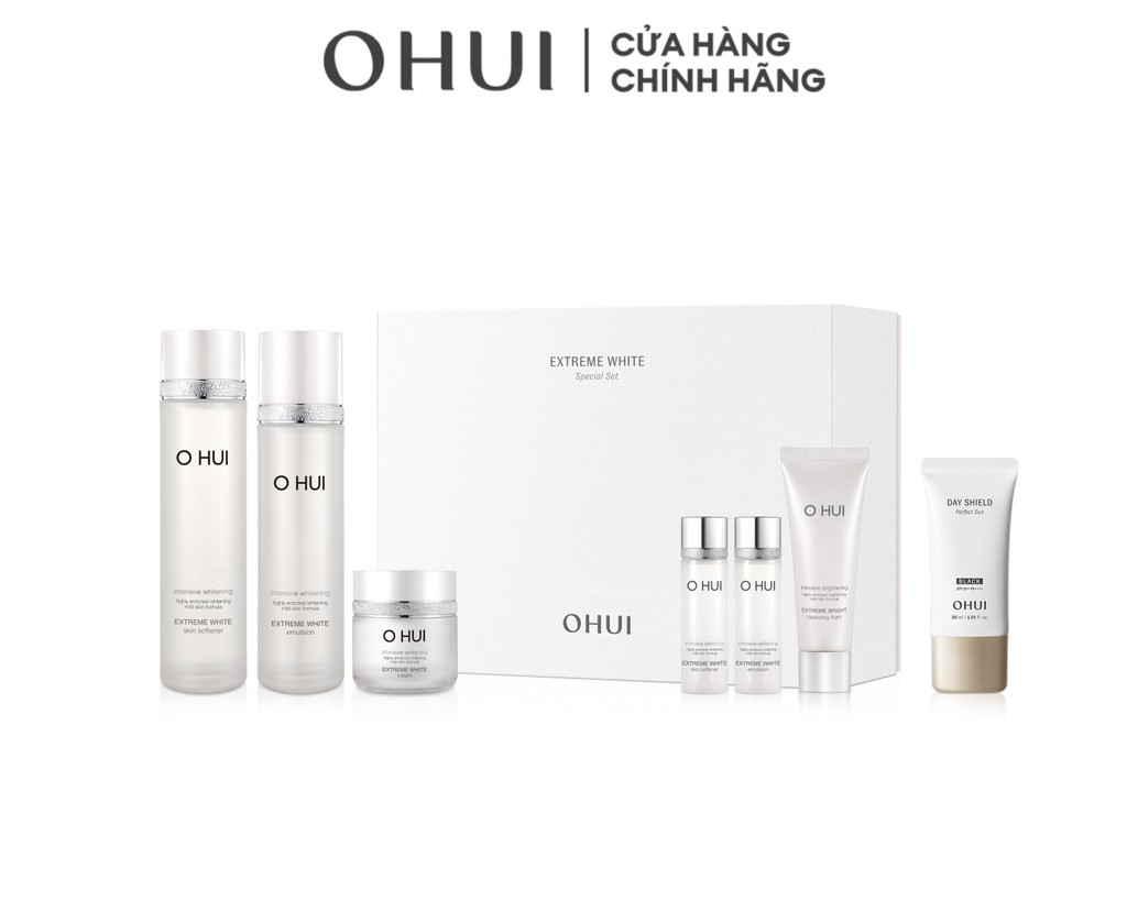[OHUI Official] Bộ kem dưỡng trắng da toàn diện cao cấp 7 món OHUI Extreme White Cream 7pcs Set ...