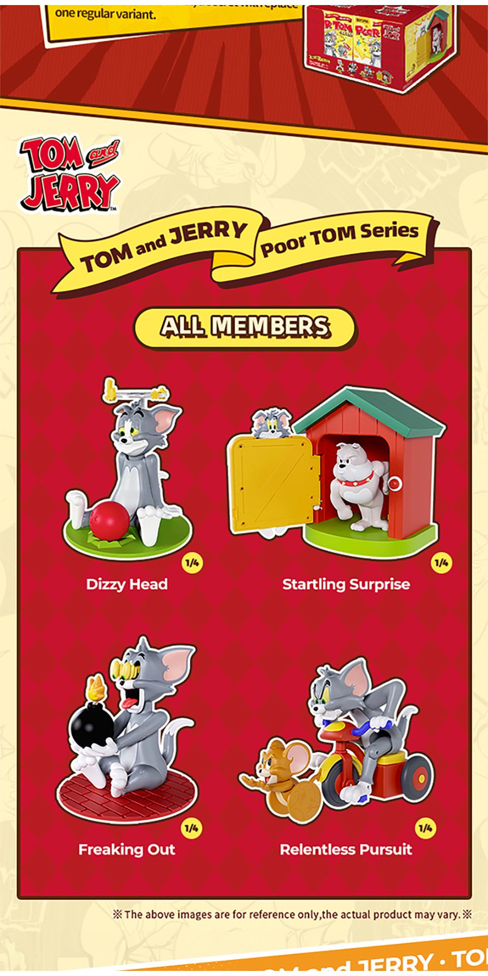 52TOYS TOM and JERRY - Poor TOM Series Series Blind Box Figure Toy | Shopee Việt Nam