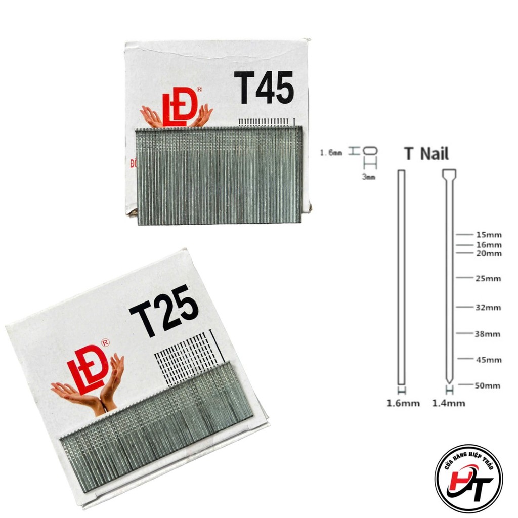 Đinh bắn gỗ thẳng T 50 38 32 dùng cho máy bắn hơi DTBG-T50 | Shopee Việt Nam