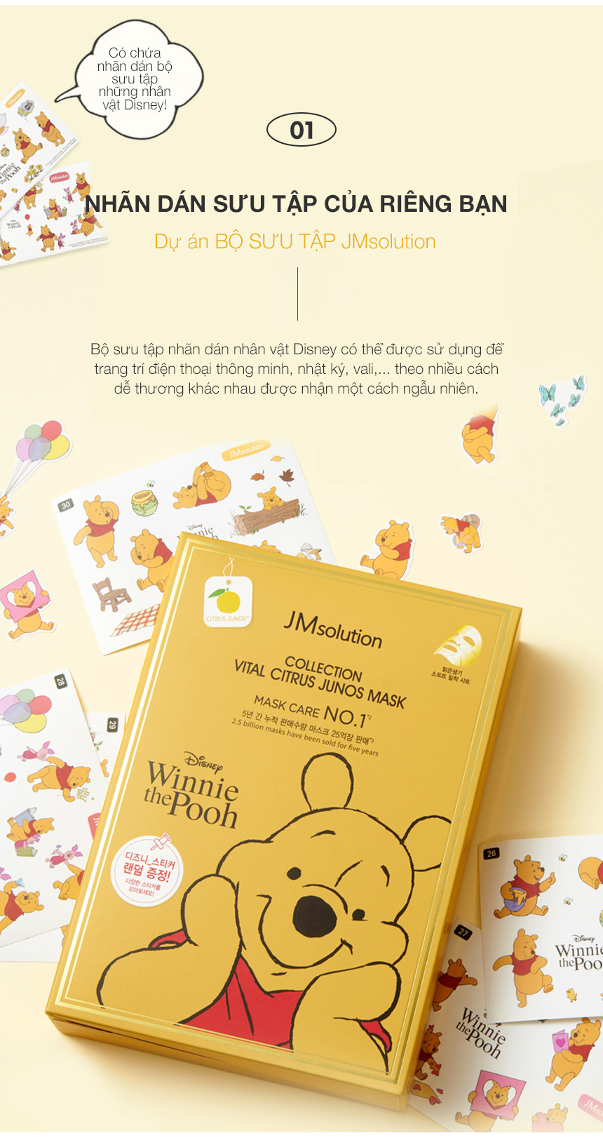 Mặt Nạ JMsolution Collection Vital Citrus Junos Mask 30ml - Cấp Ẩm Và ...