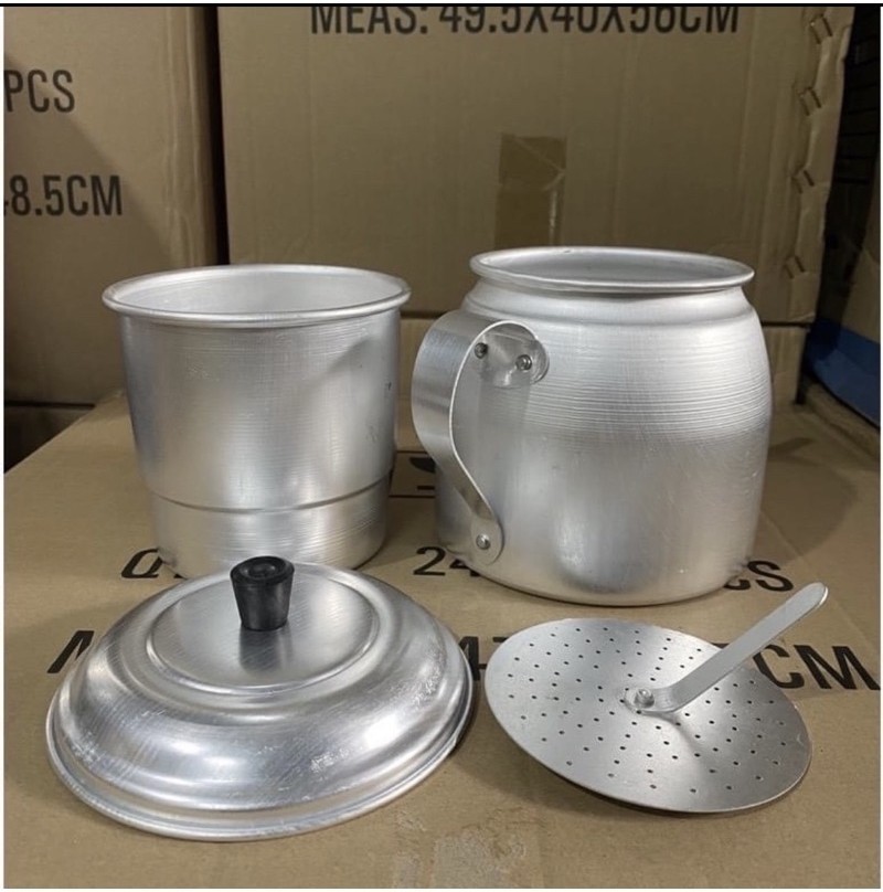 Phin/ấm pha cafe phin nhôm to phin pha cà phê 100gram - 200gram | Shopee Việt Nam