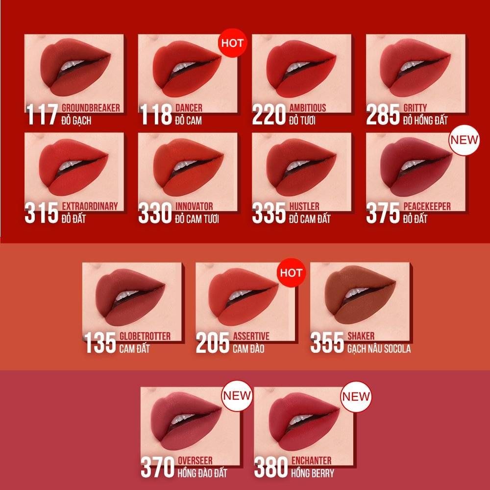 Son Kem Lì Maybelline New York Super Stay Matte Ink City Edition 5Ml | Shopee Việt Nam