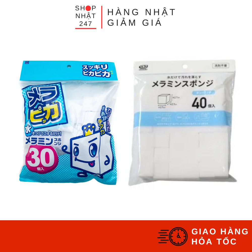 Set 30 Mút lau chùi Melamine Kokubo nội địa Nhật Bản | Shopee Việt Nam