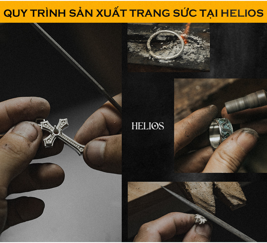 Nhẫn bạc nam, nữ HeliSilver Sun Wukong Ring Helios Original S925 | Shopee Việt Nam