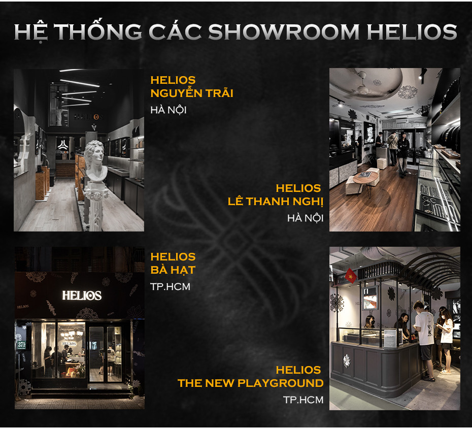 Mặt dây chuyền bạc nam HeliSilver Bling Rome Cross Helios Original S925 ...