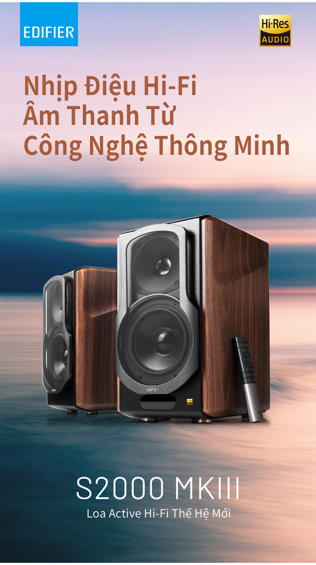 Bộ Loa Bluetooth Bookshelf Hifi EDIFIER S2000MKIII | Công Suất 130W | Hi-Res Audio | Chip DSP ...