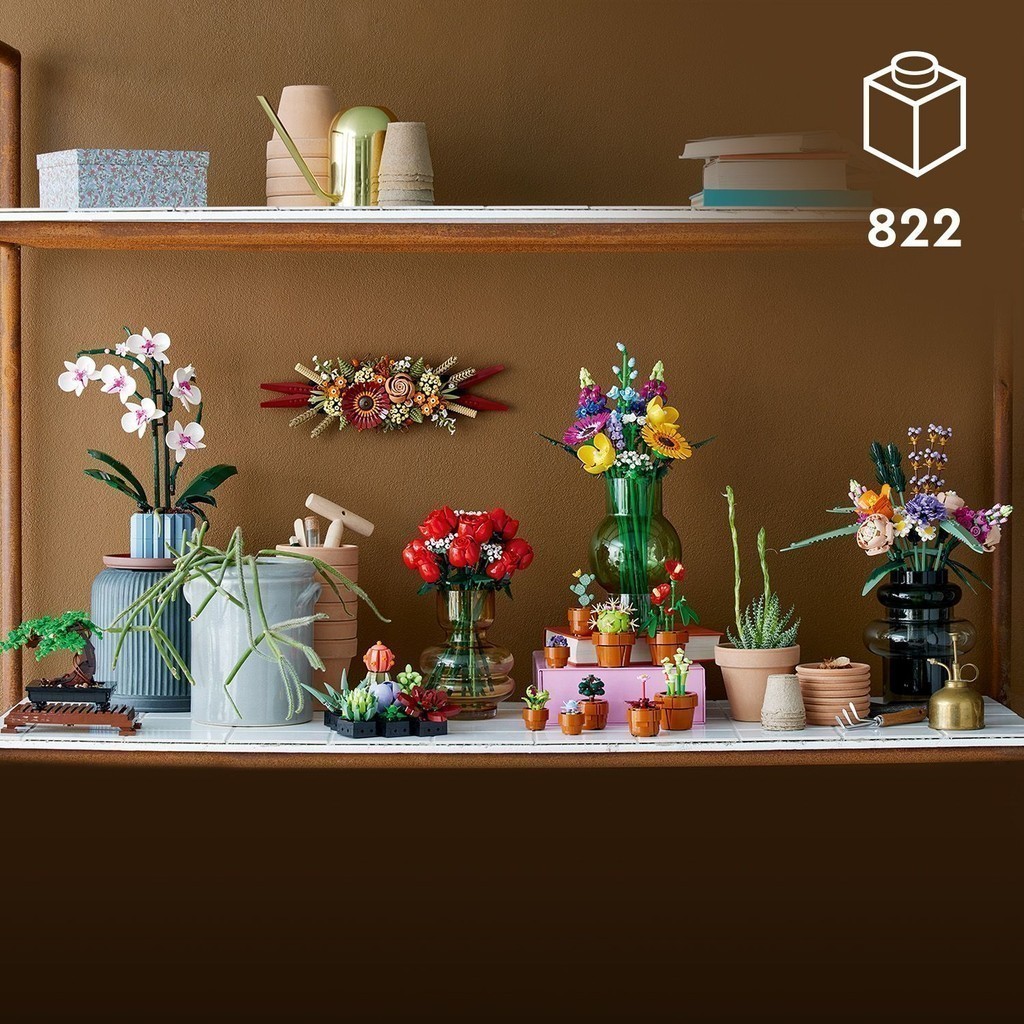 LEGO BOTANICALS 10328 Đồ chơi lắp ráp Bó hoa hồng LEGO® Icons (822 chi ...