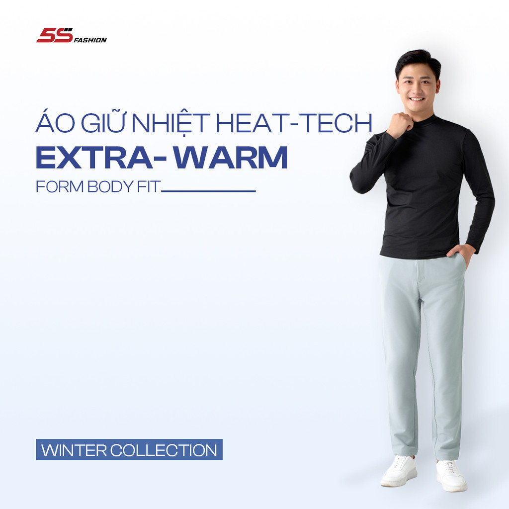 Combo 2 Áo Giữ Nhiệt Nam HEAT-TECH Extra-warm 5S FASHION Cổ 3 Phân, Giữ ...