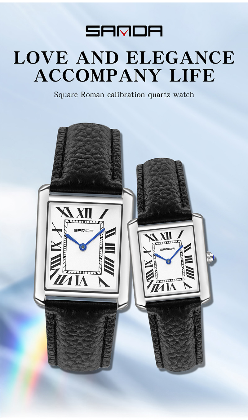 Sanda 1108-9031 Đồng hồ đeo tay nữ thạch anh thường ngày dành cho doanh ...