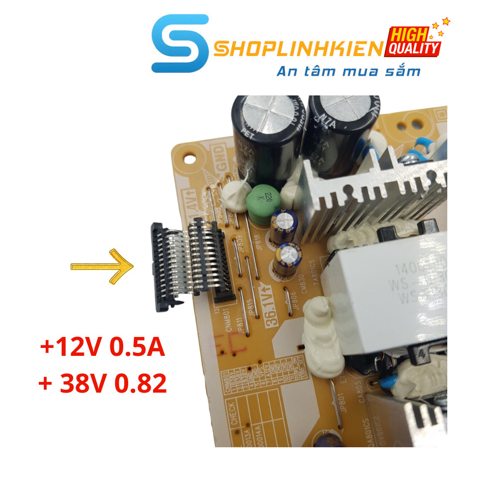 Bộ nguồn MEMPW00013A 38V cho loa SUB samsung 38V 0.82A nguồn cho thiết bị Audio chuyên dụng ...