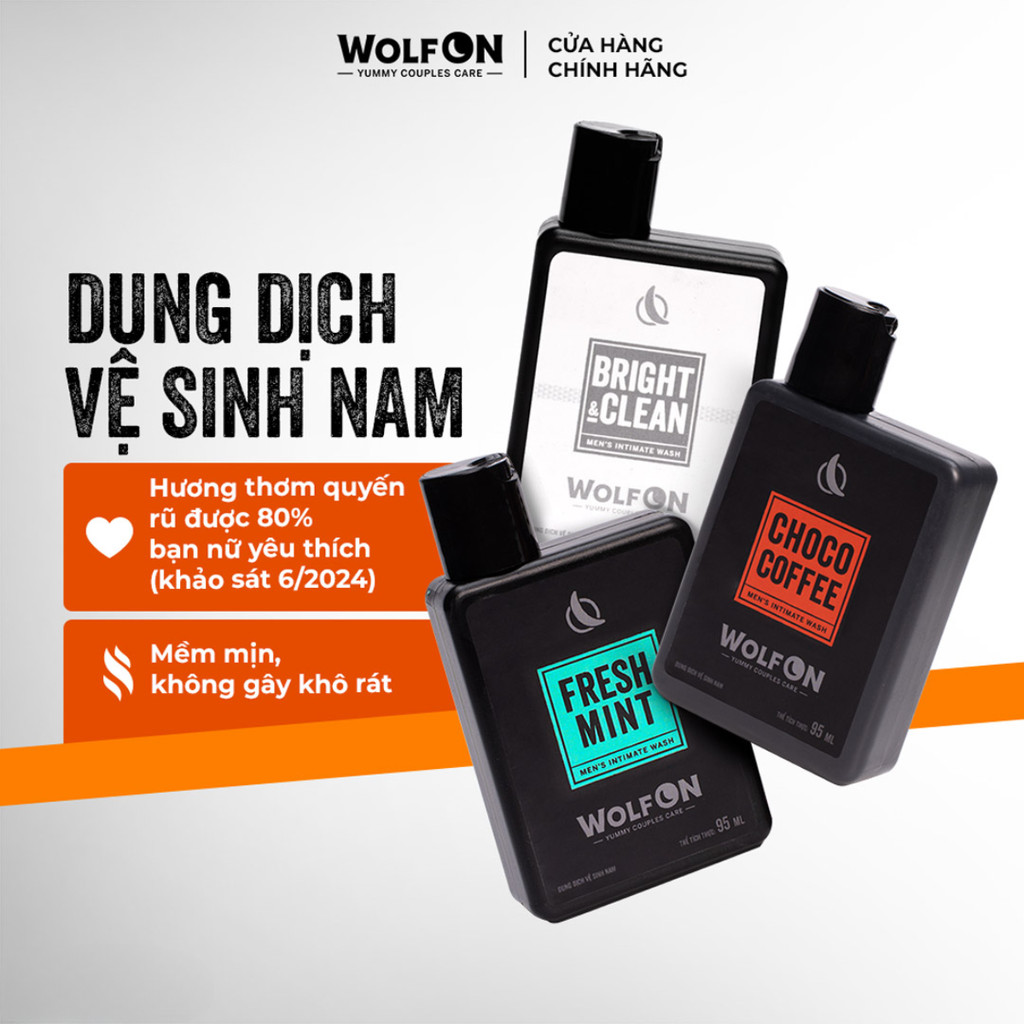 Dung Dịch Vệ Sinh Nam Giới Wolf On 95ml | HASAKI SẢN PHẨM CHÍNH HÃNG ...