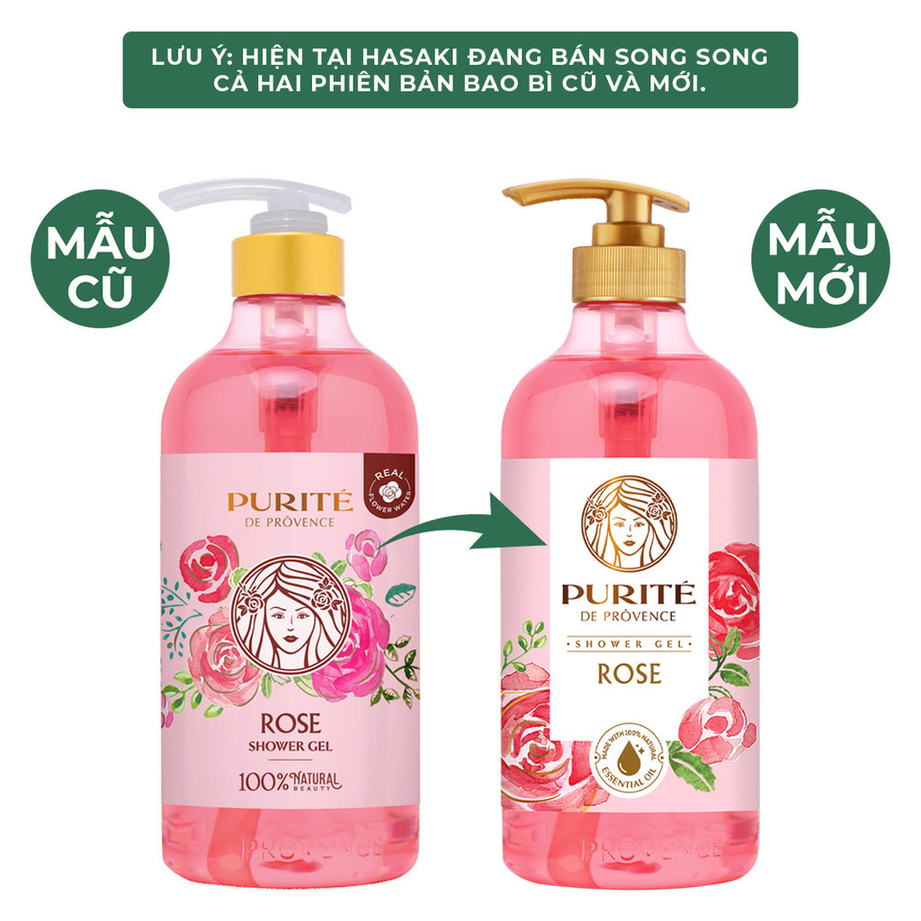 Sữa Tắm Giữ Ẩm Hương Nước Hoa Sáng Mịn Da Purité By Prôvence Hasaki Sản ...