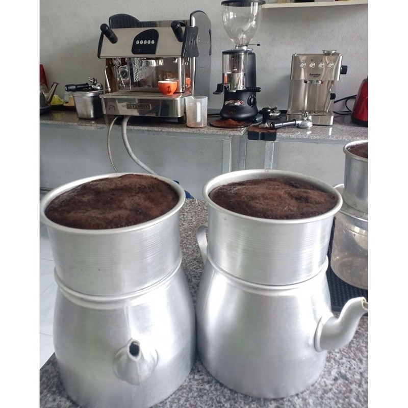 Phin/ấm pha cafe phin nhôm to phin pha cà phê 100gram - 200gram | Shopee Việt Nam