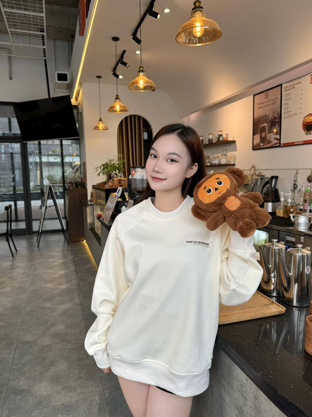 Áo Sweater Raglan Local Brand NEVASOME Neverless Nỉ Lót Lông Cừu 5 Màu ...