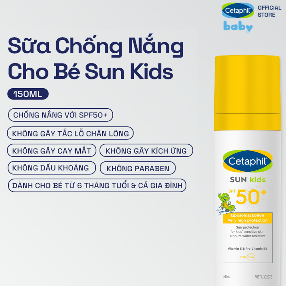 Sữa chống nắng dịu lành cho làn da nhạy cảm của bé từ 6 tháng tuổi ...