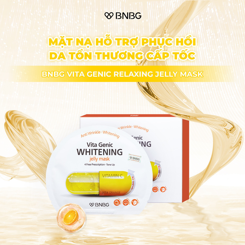 (KOL) Combo 20 Mặt Nạ BNBG Mix Hỗ Trợ Phục Hồi Da BNBG Vita Genic Jelly ...