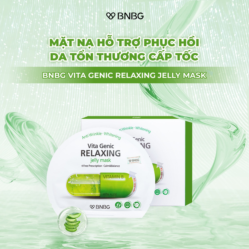 (KOL) Combo 20 Mặt Nạ BNBG Mix Hỗ Trợ Phục Hồi Da BNBG Vita Genic Jelly ...