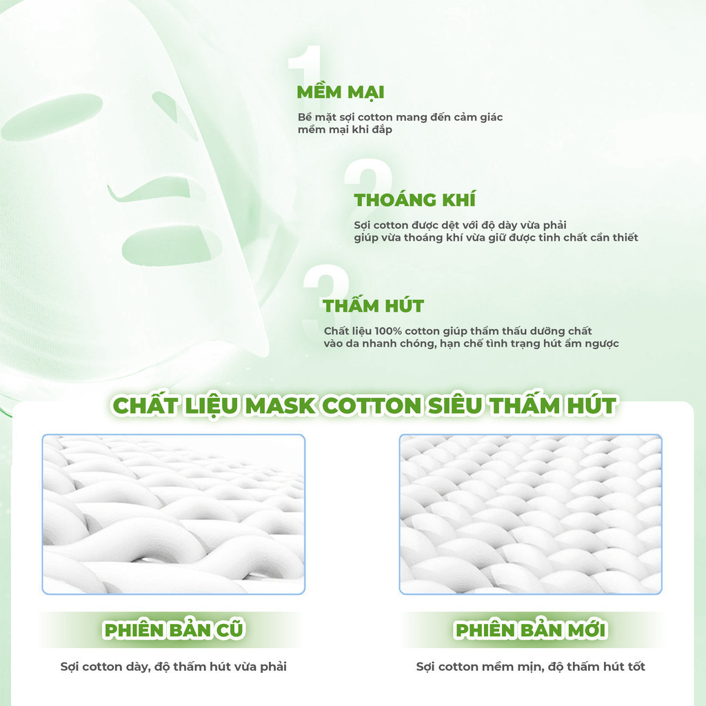 Combo 10 Mặt Nạ BNBG Hỗ Trợ Phục HồI, Làm Dịu Da BNBG Vita Genic ...