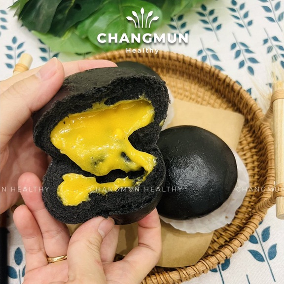 Bánh bao nguyên cám tinh than tre kim sa Changmun Healthy | Shopee Việt Nam