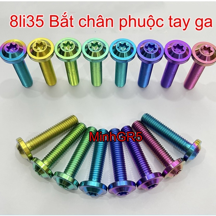 Ốc 8ly 8ly35 8li35 Titan Gr5 gắn Bắt Chân Phuộc Tay Ga (giá 1 con ...
