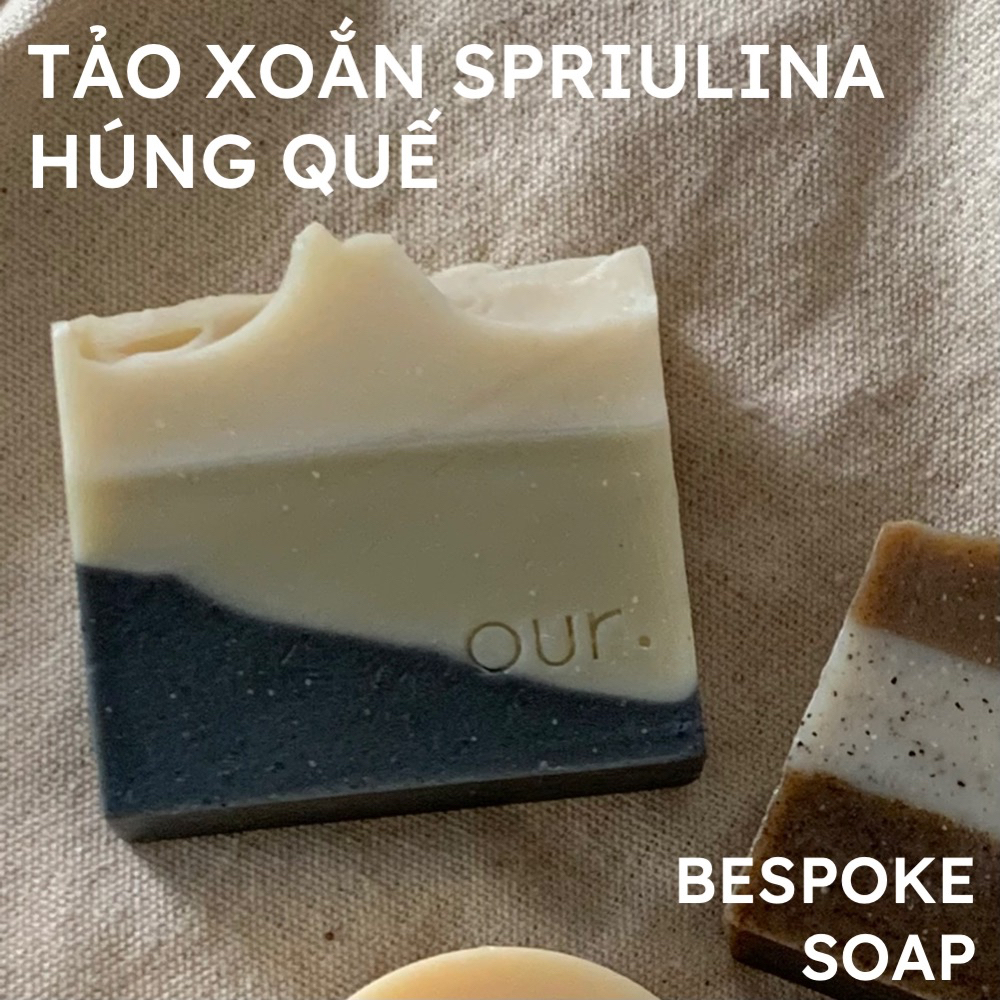 no.002 - BESPOKE SOAP - XÀ PHÒNG THỦ CÔNG - TẢO XOẮN SPRIULINA | Shopee ...