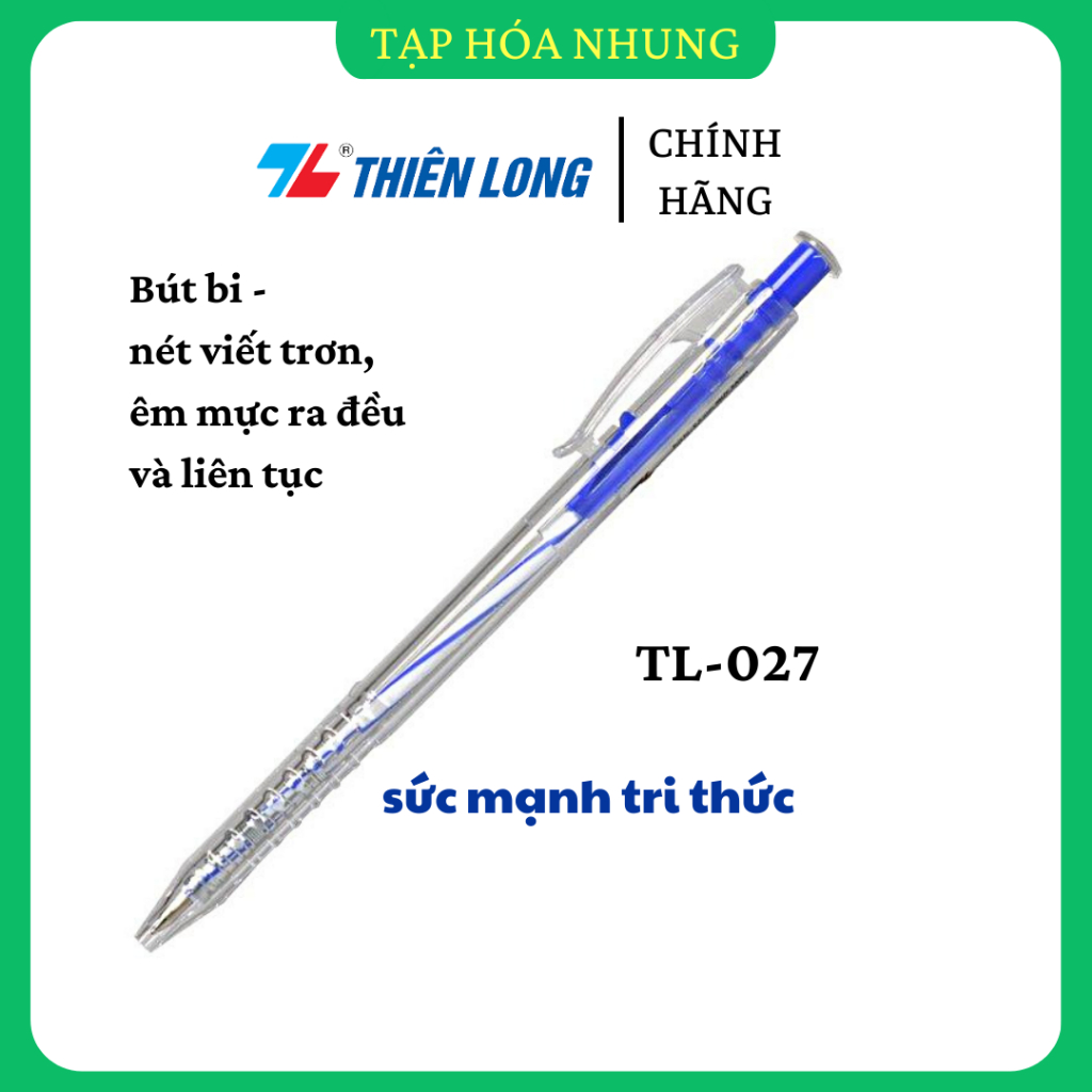 Bút Bi Thiên Long TL027 Chính Hãng | Shopee Việt Nam
