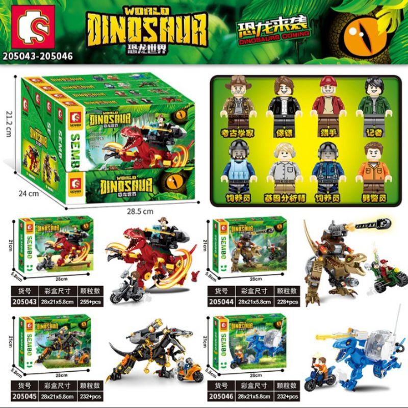 Mô Hình Lắp Ráp Lego Khủng Long Chiến Đấu ( Sembo Block ) | Shopee Việt Nam