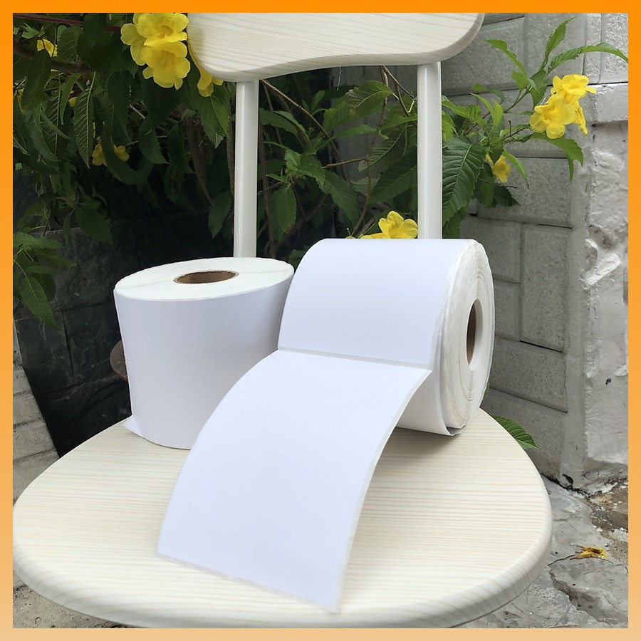 Giấy in tem decal nhiệt khổ 100x150 khổ A6 350 tem/1 cuộn | Shopee Việt Nam
