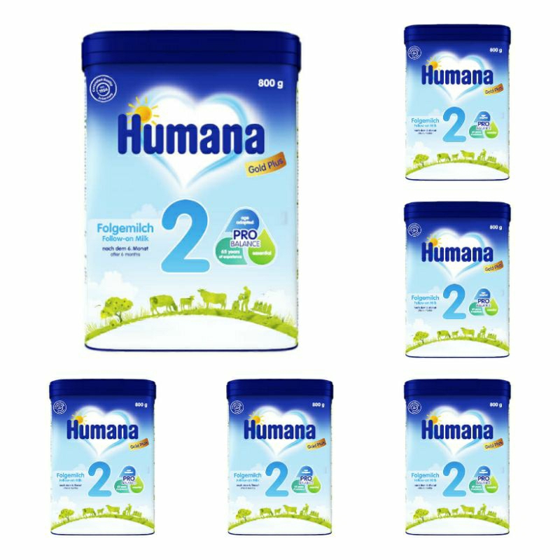 Combo 8 lon Sữa Humana gold plus 2 ( Từ 06 đến 24 tháng tuổi) | Shopee ...