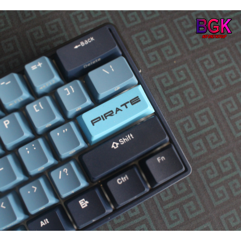 Keycap Lẻ PIRATE cherry Profile In Dye Sub enter 2.25 U Nút Phím Cơ ...