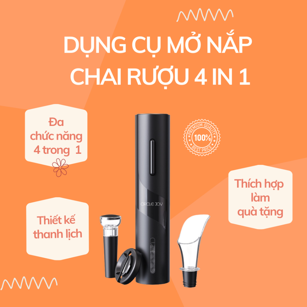 Dụng Cụ Tự Động Mở Nắp Chai Rượu Xiaomi Youpin Circle Joy Samurai 4 ...
