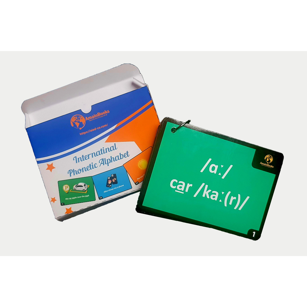 Bộ thẻ đọc Flashcard IPA 44 âm_Amainbooks_Kt 14*10cm | Shopee Việt Nam