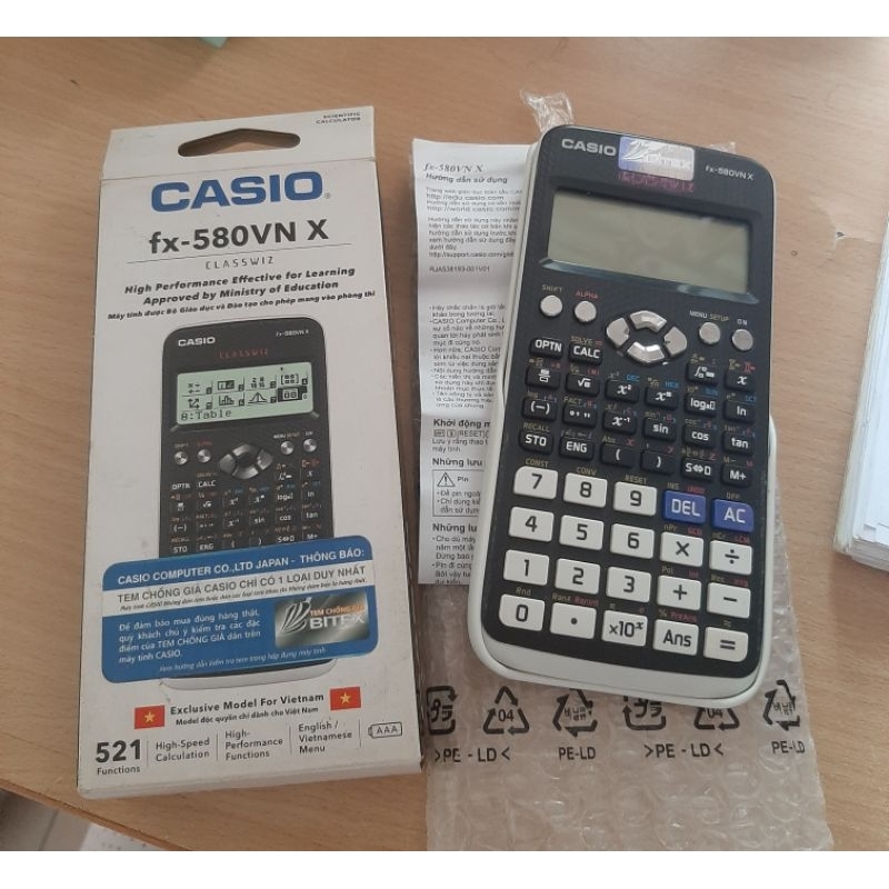Máy tính Casio fx 580vn-x | Shopee Việt Nam