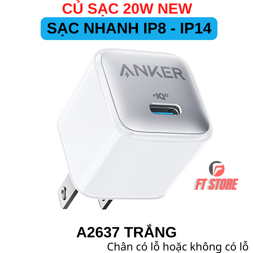 [GIAO HỎA TỐC] Củ Sạc Nhanh Anker PowerPort III Nano 20W-A2633 BH 18TH ...