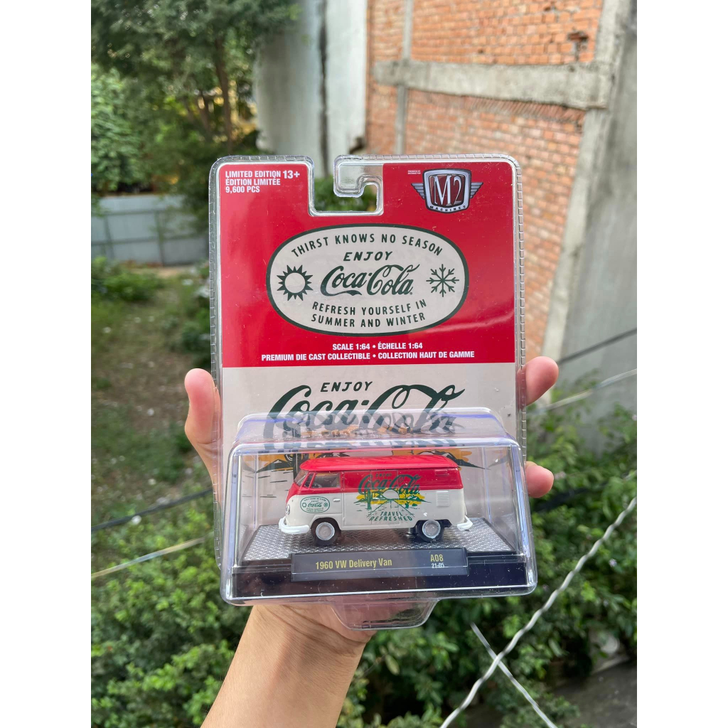 Mô hình tĩnh xe M2 machines VW Delivery Van Coca Cola tỷ lệ 1:64 ...