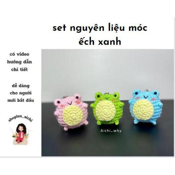 Set nguyên liệu móc Len Ếch ĐuLi + video hướng dẫn chi tiết | Shopee ...
