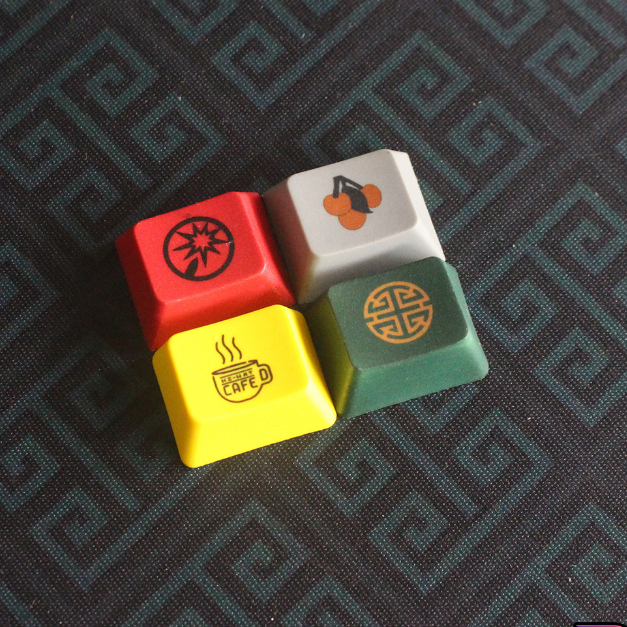 Keycap Lẻ nhiều chủ đề cherry Profile In Dye Sub 1.25U R1 Nút Phím Cơ ...