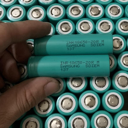 Cell pin 18650 Samsung 20R dung lượng 2500-2800mAh tháo khối đẹp dung ...