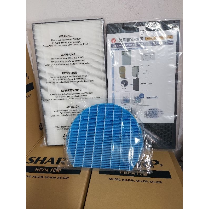 Màng lọc không khí Sharp KC-D50, E50 ,F50 ,H50, G50, J50, K50,L50,N50,500Y5,500Y6,500Y7 | Shopee ...