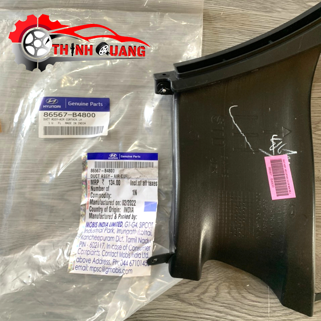Cửa gió cản trước HYUNDAI GRAND I10 2016-2020 (86567B4800/86568B4800 ...