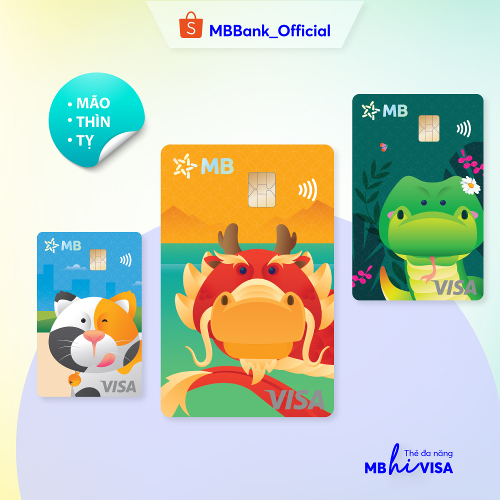 [E-voucher & Dịch vụ] Dịch vụ phát hành thẻ MB Hi Visa Collection - Con ...