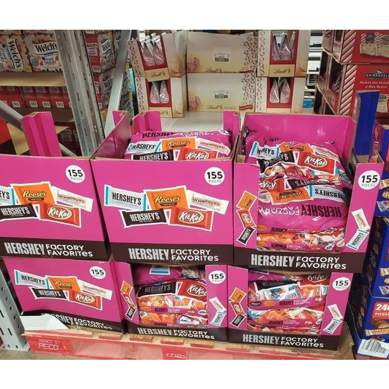 [TỔNG HỢP TÚI LỚN] KẸO SOCOLA MỸ HERSHEY'S NUGGETS MINI KISSES MARS ...