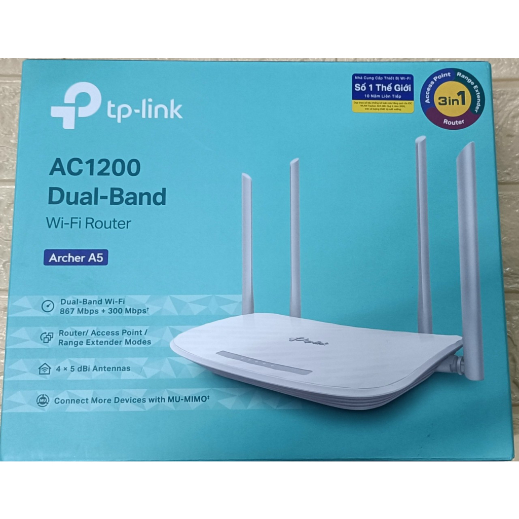 Bộ phát Wifi Router TP-LINK Archer A5 | Shopee Việt Nam