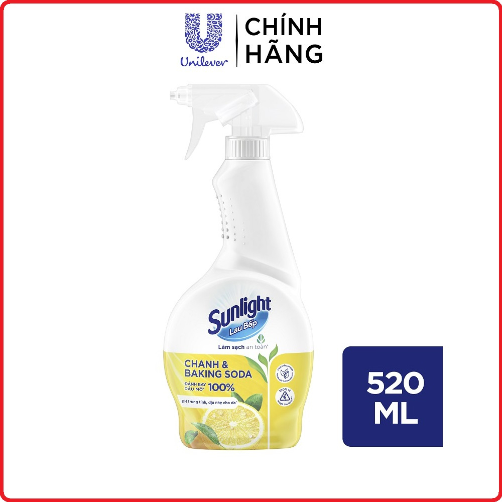Nước Lau Bếp Sunlight Phiên bản nâng cấp từ Cif Chai 500ml | Shopee ...