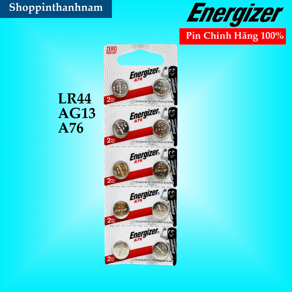Vỉ 10 Viên Pin LR44 Panasonic / Energizer / Maxell Chính Hãng Thay Máy ...