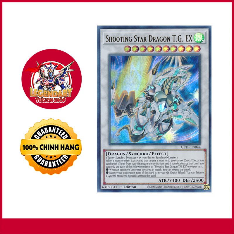 [Thẻ Bài Yugioh Chính Hãng] Shooting Star Dragon T.G. EX | Shopee Việt Nam