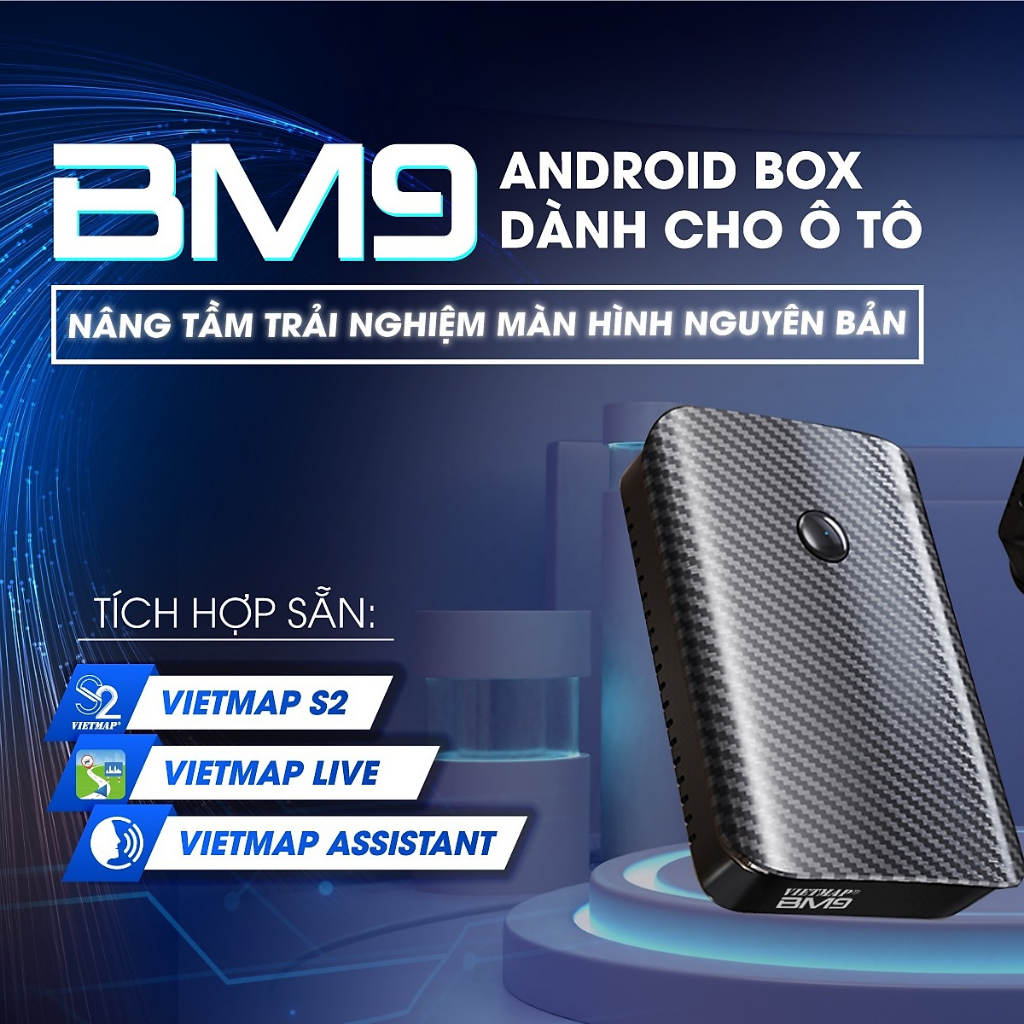 Thiết bị chuyển từ màn hình zin ô tô thành Android Box VIETMAP BM9 - Tích hợp Dẫn đường, Vietmap ...