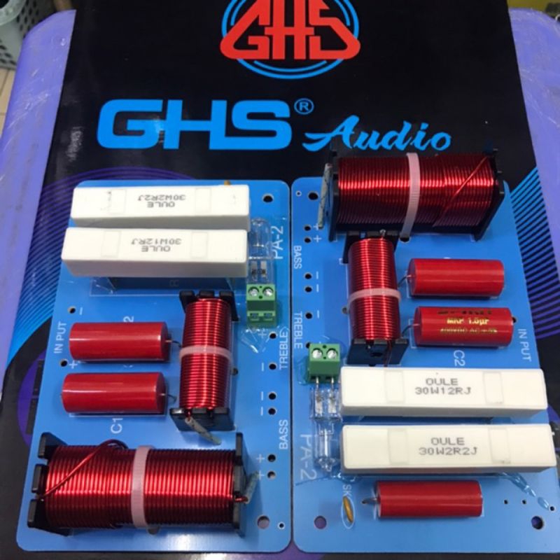 Bộ 2 cái phân tần loa 1 bass + 1 treble PA-2 - mạch loa PA2 - lọc loa ...