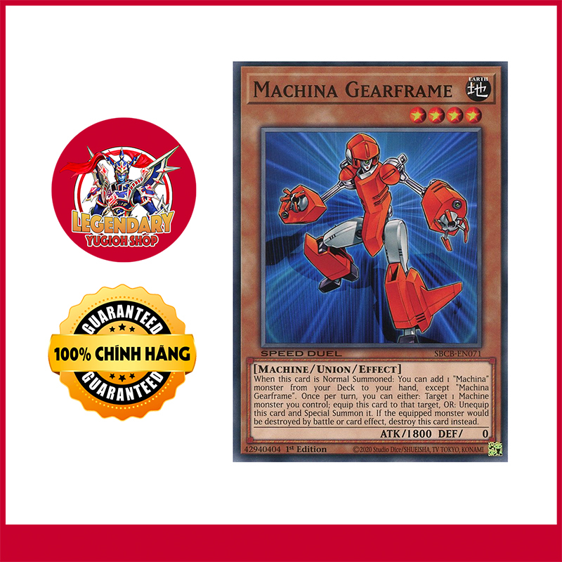 [Thẻ Bài Yugioh Chính Hãng] Machina Gearframe | Shopee Việt Nam